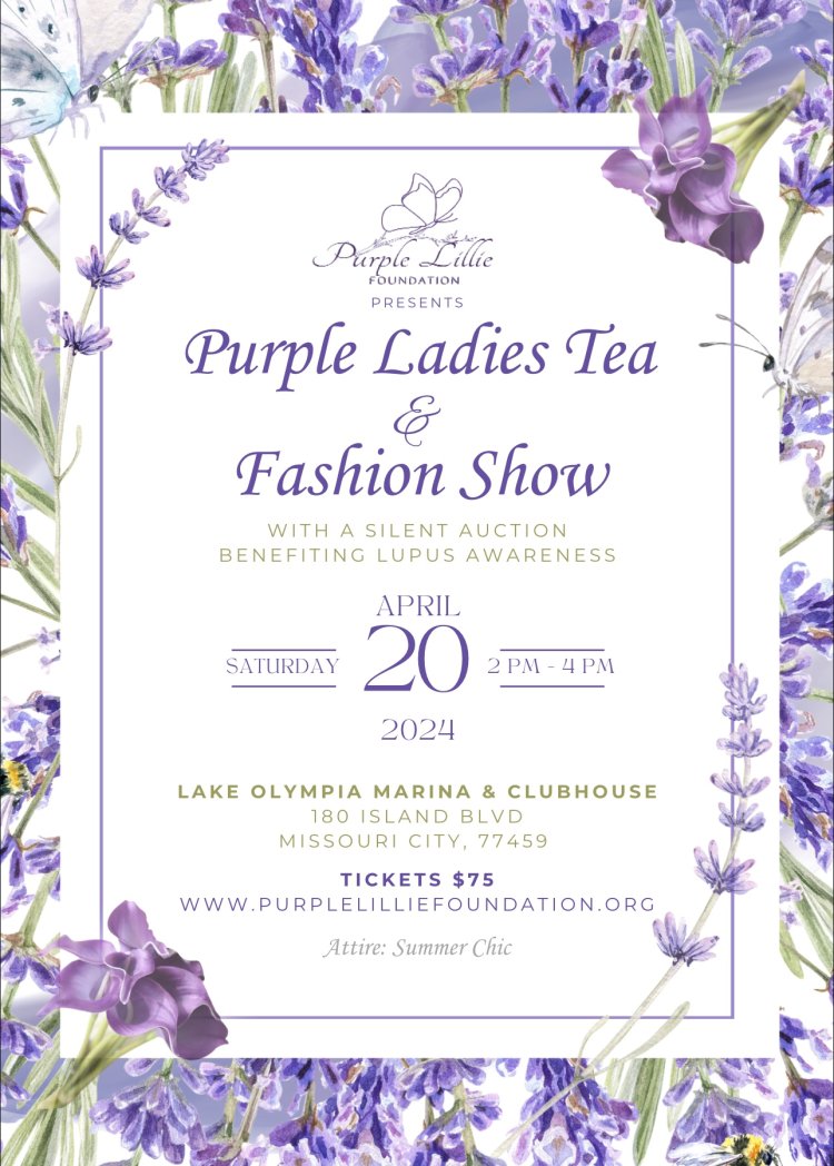 Purple Ladies Tea & Fashion Show | Texas Gulf Coast | Lupus Foundation ...