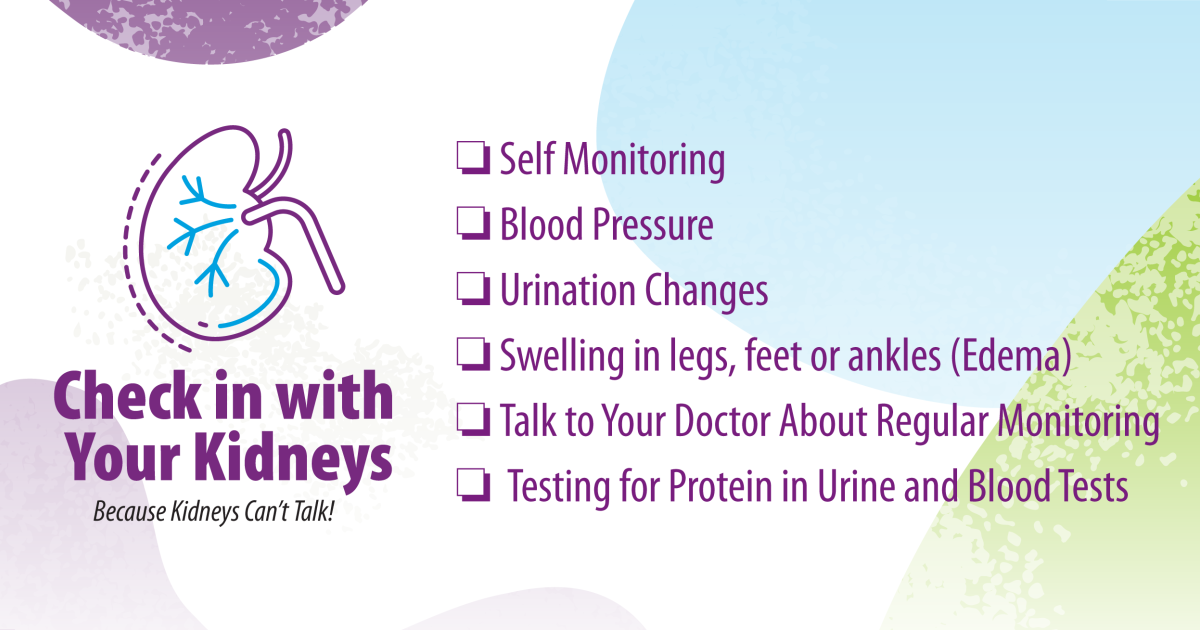 2025 National Kidney Month: Check in with Your Kidneys, Because Kidneys ...