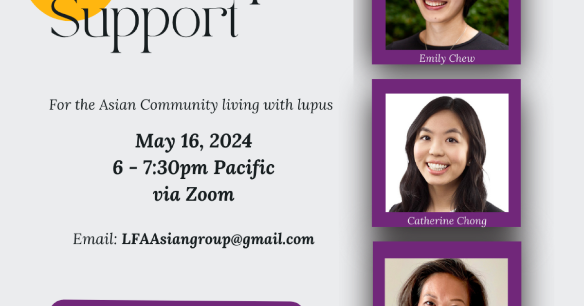 Asian Lupus Support Group | California | Lupus Foundation of America