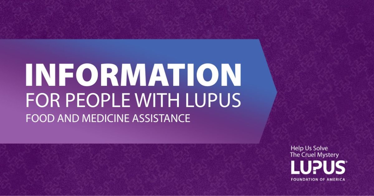 Food and Medication Assistance for People with Lupus | Lupus Foundation ...